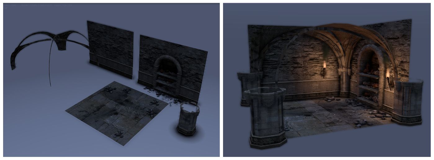 Modular Modeling Showcase - Level Design - Mapcore